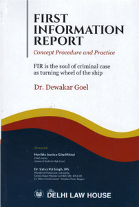 First Information Report Concept Practice And Procedure: Buy First ...