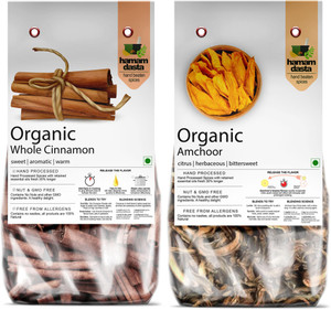 HamamDasta Cinnamon Sticks Dalchini Daal chini 200gm Dried Mango Amchur ...
