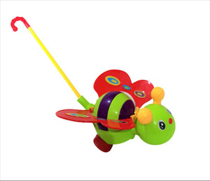Joy Stories Walk Along Push and Pull Honey Bee Toy for Kids / Push and ...