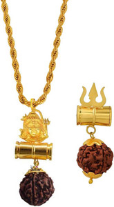 Sullery Religious Bolenath Mahadev Shiv Shankar Trishul Damaru Locket ...