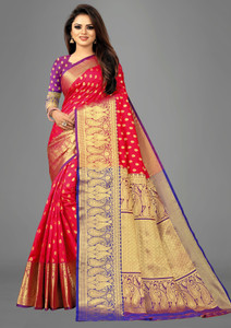 MR CREATION Silk Blend Self Design Multi-purpose Fabric Price in India ...