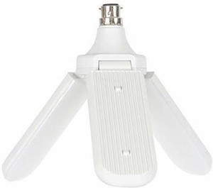WB RETAIL B-22- FAN SHAPE 3 BLADE 50 WATT LED LIGHT BULB FOLDABLE LIGHT ...