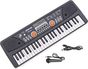 wonder digital 49 49 Keys Piano Keyboard with Microphone, USB Power ...