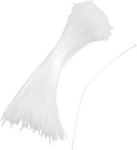 Flipkart.com | aaryason 7" White 5000 Pcs Plastic Loop Lock Pins Nylon ...