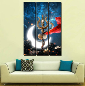 Ocean Decore 85 cm shiv shankar ji ka sticker Self Adhesive Sticker ...