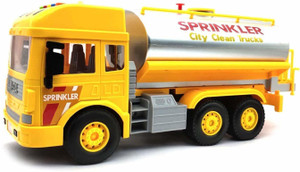 ilaviz Big Size Tanker Truck Friction Power Toy Trucks for 3 Plus Years ...