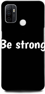ORBIQE Back Cover for OPPO A53 CPH2127 BE STRONG, ATTITUDE, POSITIVE ...