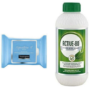 Signature X Wipes & Active - 80 ( 500 ml) Price in India - Buy ...