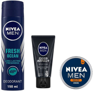 NIVEA Men Fresh Ocean Deo 150ML , Price in India - Buy NIVEA Men Fresh ...