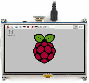 R&D 5 inch LCD Touch Screen Display with HDMI for Raspberry Pi ...