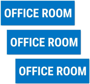 Mindcraftz Office Room Sign Board Pack of 3 Blue color Emergency Sign ...