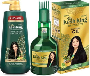 Kesh King Shampoo (600ML) And Hair Oil (120ML) Price in India - Buy ...