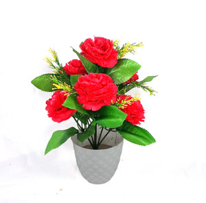 Wild Flower Daiji-W-Pot Red Daisy Artificial Flower with Pot Price in ...