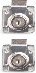 Godrej Locks 8000 - Popular Multipurpose Lock, Pack of 2 Keyed Cam Lock ...