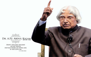 A. P. J. Abdul Kalam Wall Poster For Room With Gloss Lamination M14 ...