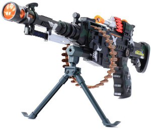 FRAONY Army Commando Machine Gun Pistol With Lights and Sounds Toy Gift ...