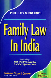 Prof. G.C.V.Subba Rao's FAMILY LAW IN INDIA (Hindu, Muslim, Christian ...
