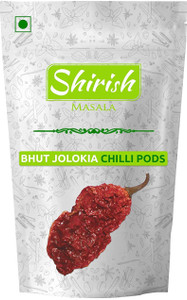 SHIRISH MASALA Bhut Jolokia Chilli Whole, 50 g, (Organically Grown ...