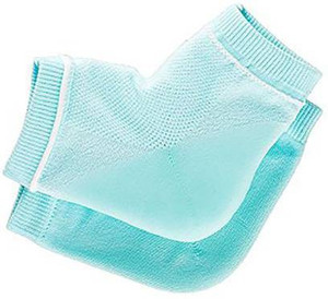 Viven enterprise Silicon Gel Heel Pad Socks Heel Cushion Heel Pain ...