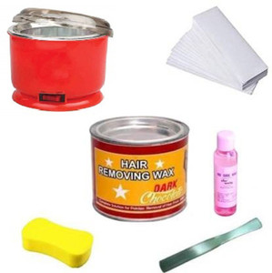 Red Ballons Dark Choclate Wax (500 ms), Wax Heater Auto Cut, 40 Pcs ...