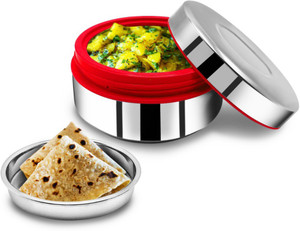 Flipkart.com | CrossPan FOODBITE RED 2 Containers Stainless Steel ...