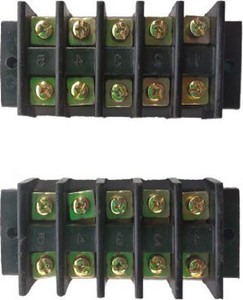 rc electric india 40 A Bakelite Open Connector 5 Way Screw Terminal ...