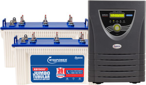 Microtek UPS JM SW 2500 with 2 Nos. EB 1900 Batteries Pure Sine Wave ...