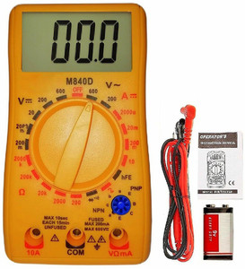 Divinext M840D Big Display Size Electrical Testing Meter Multitester AC ...