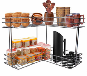 Livic Containers Kitchen Rack Steel Premium Stainless Steel Shelves ...