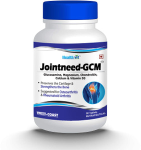 HealthVit Jointneed-GCM with Glucosamine,Magnesium,Chondroitin,Calcium ...