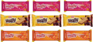 Dukes Waffy Mixed flavoured (orange / Choclate / Strawberry) Creamy ...