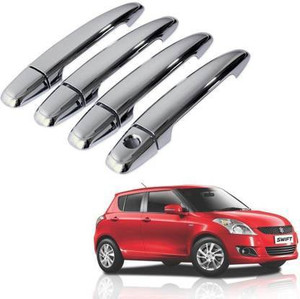shopncreate Stylish Car Door Catch/Handle Cover Chrome Finishing ...