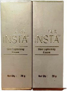 FAIR INSTA Skin Lightening Cream PACK OF [2X20GM] Price in India - Buy ...