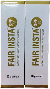 FAIR INSTA SPF 30 INSTANT SKIN LIGHTENING WITH SUNSCREEN PACK OF ...