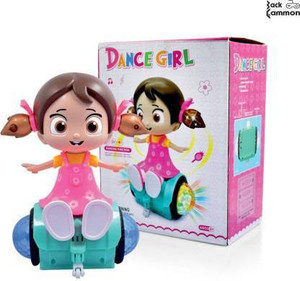 SALEOFF Rotating Bump & Go Musical Dancing Girl Doll With Flashing ...