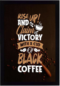 Ritwika's Abstract Wall Art Of Rise Up And Claim Victory With Coffee ...