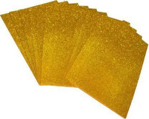 Flipkart.com | Six O nine CLASSIC GOLDEN GLITTER SHEET A4 150 gsm ...