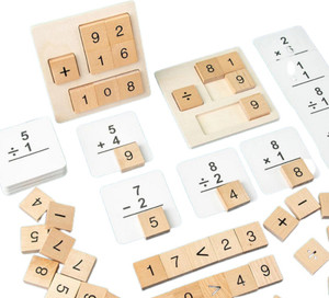 Univocean Kids Wooden Computation Study Box Educational Board Games ...