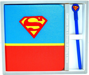 Komto Superman Design Diary with Small Ball Pen Best Birthday and ...