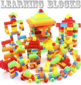 FRAONY BEST BUY 100 PCS Building Blocks Round Corner, Interlocking ...