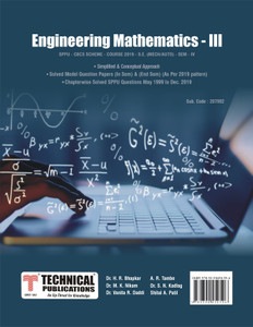 Engineering Mathematics - III for SPPU 19 Course (SE - IV - MECH ...