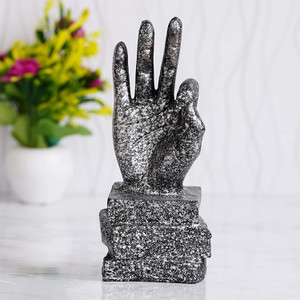 WEBELKART Hand Gesture Desk Statues Finger Sculpture Décor, Victory ...