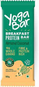 Yogabar Almond Coconut Breakfast Protein Bar Pouch Price in India - Buy ...