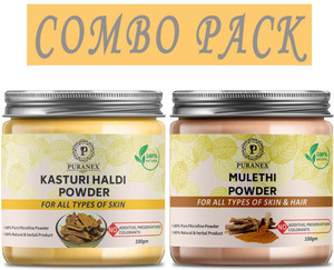 puranex 100%Kasturi (Wild/Jangli) Haldi Powder For Pimple free, Glowing ...