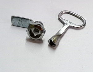 Hardware Panel Lock Socket Key Male Threaded (1 Set ) Triangle Shape ...