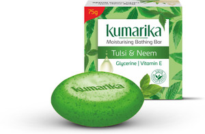Kumarika Moisturising Bathing Bar, Tulsi and Neem Soap, Pack of 5 ...