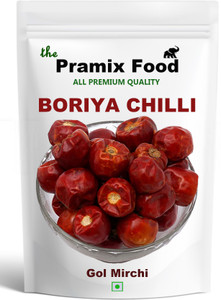 Pramix Whole Red Dry Boriya Chilli | Spicy Round Chillies | GOL Mirchi ...