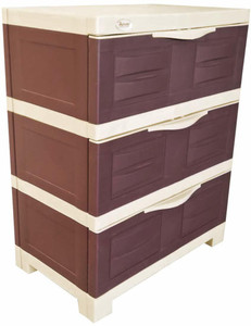 Supreme Fusion 3 Drawer Cabinet ( 3 Feet X 2 Feet) Plastic Free ...