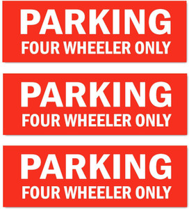 Mindcraftz Parking Four wheeler only Emergency Sign Price in India ...