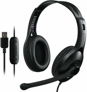 Edifier K800 USB Headphones with Mic for Computer & Laptop Wired Gaming ...